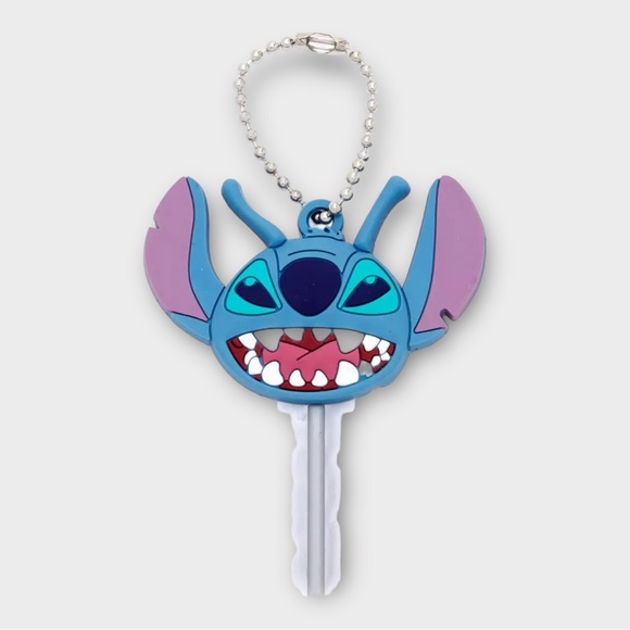 Disney | Accessories | Disney Lilo Stitch Laser Cut Keyring Stitch Head ...